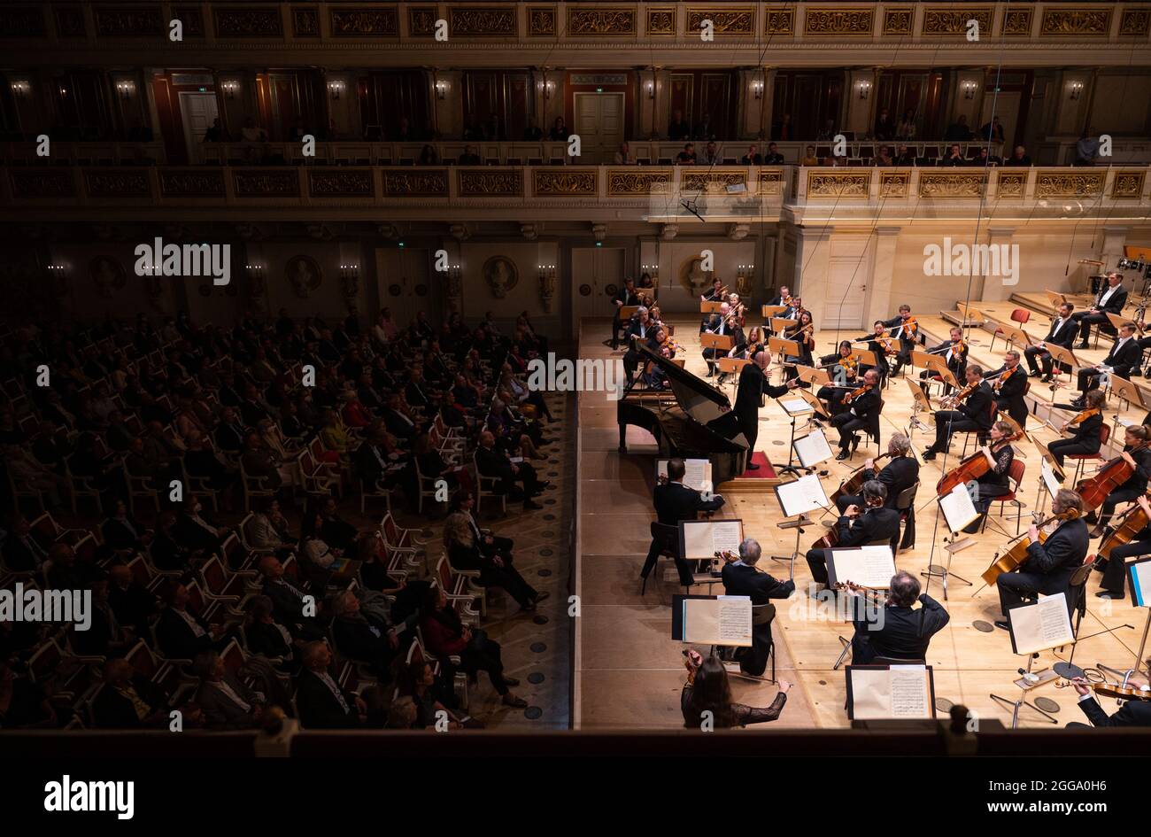 Berlin, Germany. 26th Aug, 2021. Chief conductor Christoph Eschenbach ...