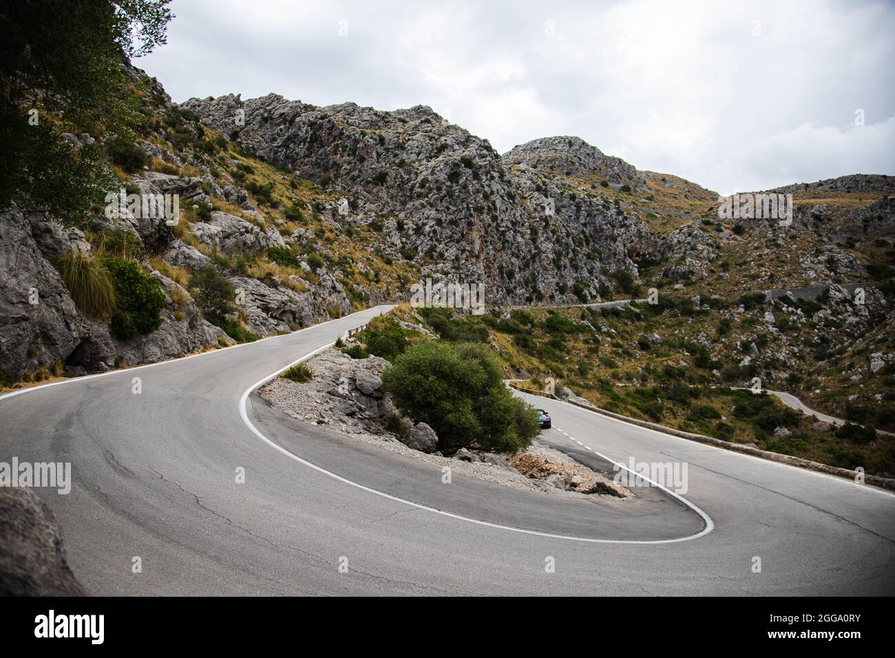 Sa Calobra road in Mallorca, Spain. One of the best roads in the world ...