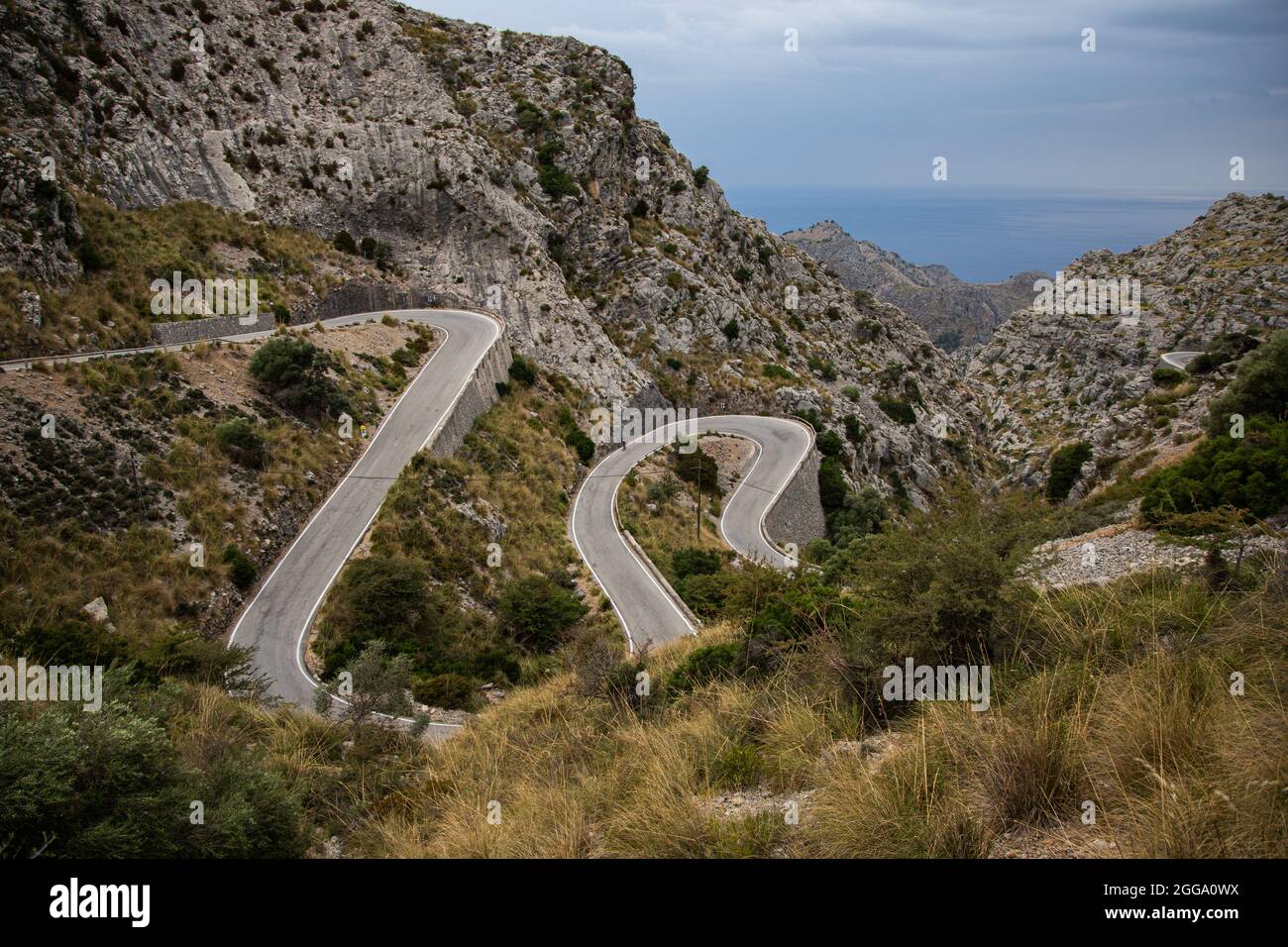 Sa Calobra road in Mallorca, Spain. One of the best roads in the world ...