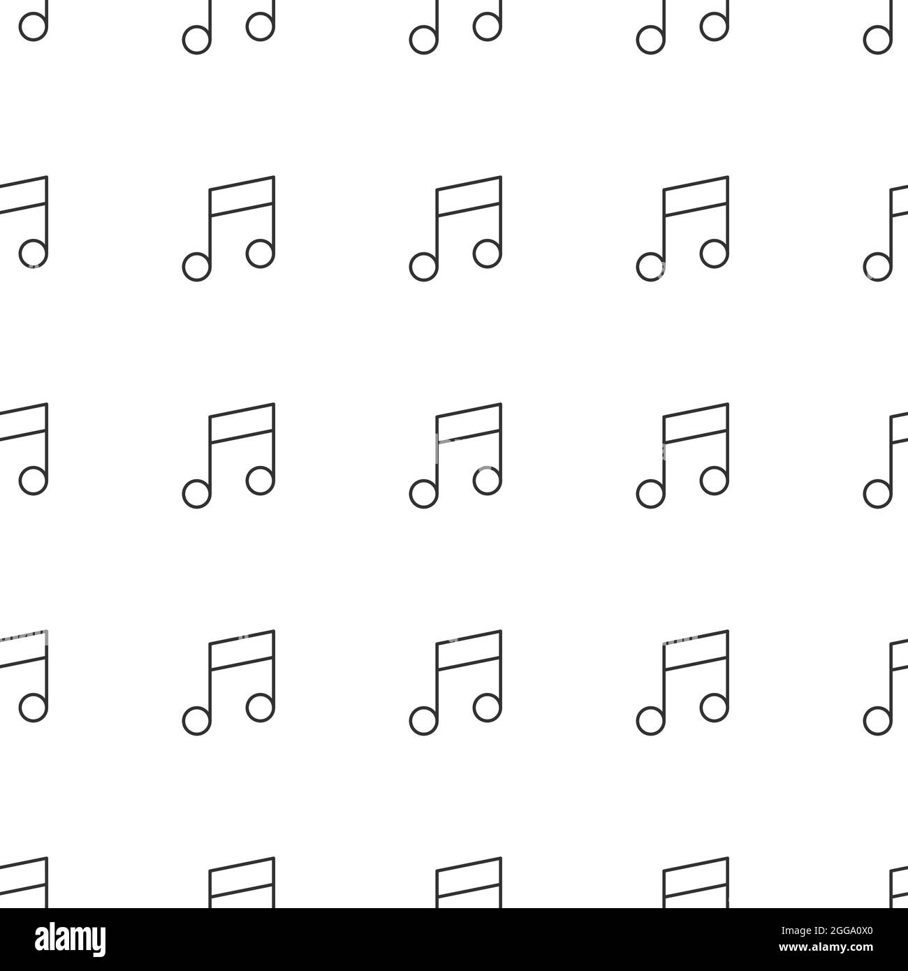 Abstract music notes seamless pattern background vector illustration ...