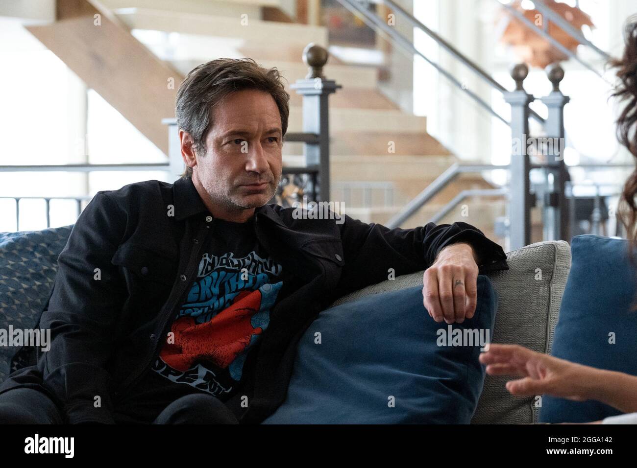DAVID DUCHOVNY in THE CHAIR (2021), directed by DANIEL GRAY LONGINO. Credit: NETFLIX / Album ...
