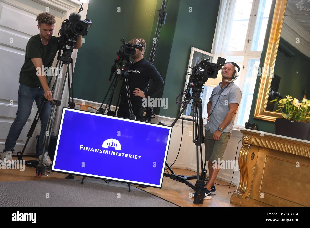Copenhagen, Denmark., 30 August 2021, /Denmark's finance minister ...