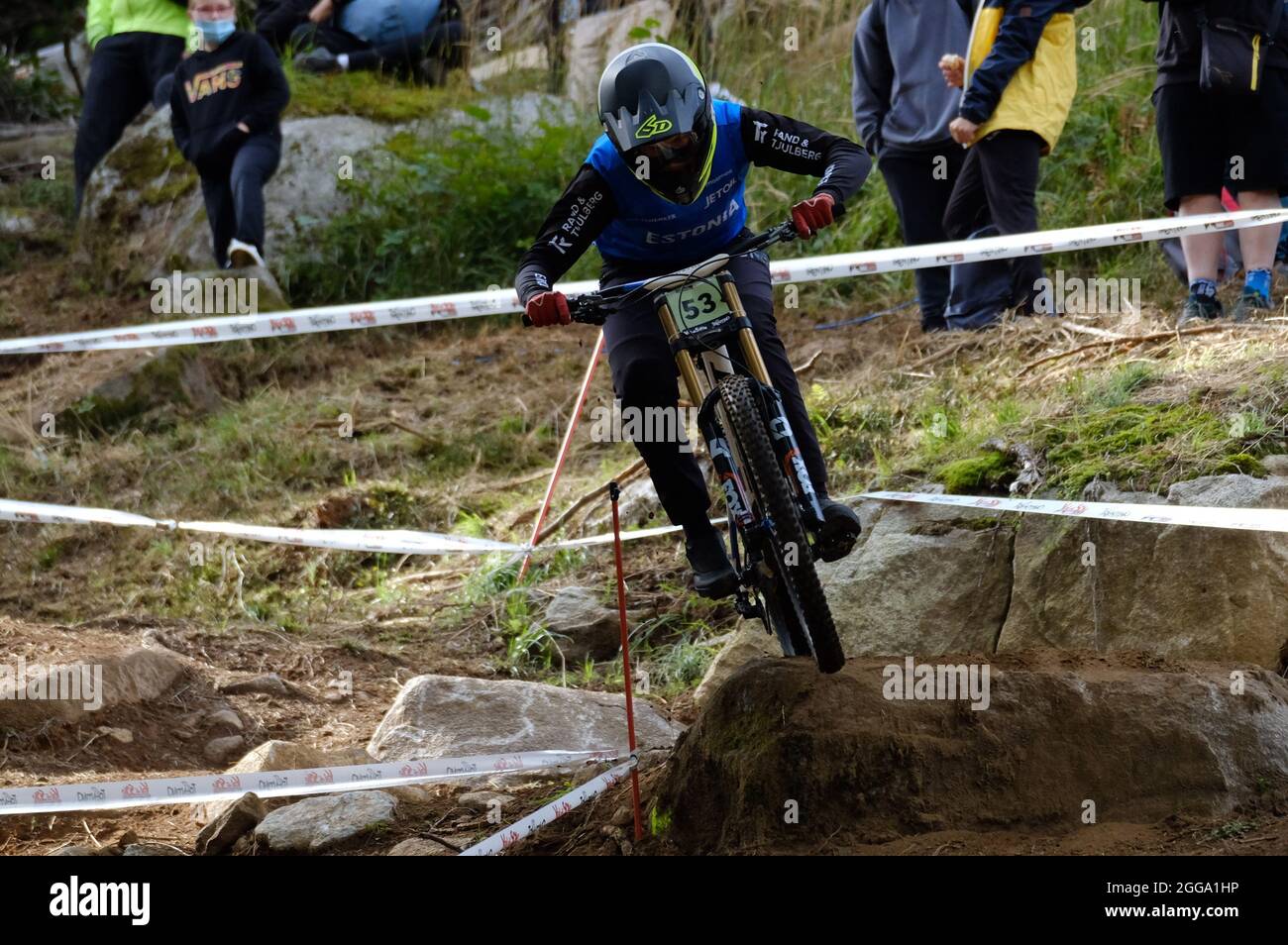 Commezzadura, Italy. 29th Aug, 2021. (53) - Kenth Lusenberg (Estonia) during UCI MTB World ...