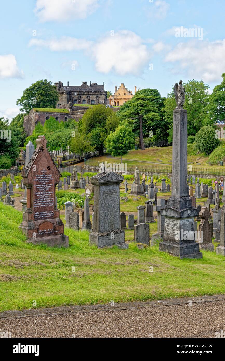 Church of the Holy Rude Graveyard next to Stirling Castle, Stirling ...