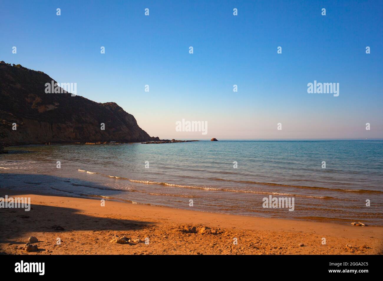 Beach of Capo Rossello in Realmonte, Agrigento. Sicily Stock Photo - Alamy