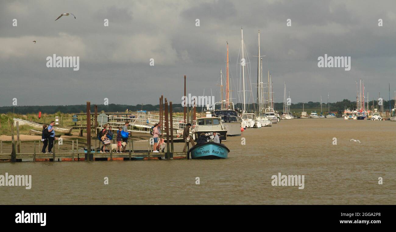 The ferry at Walberswick, Suffolk Stock Photo - Alamy