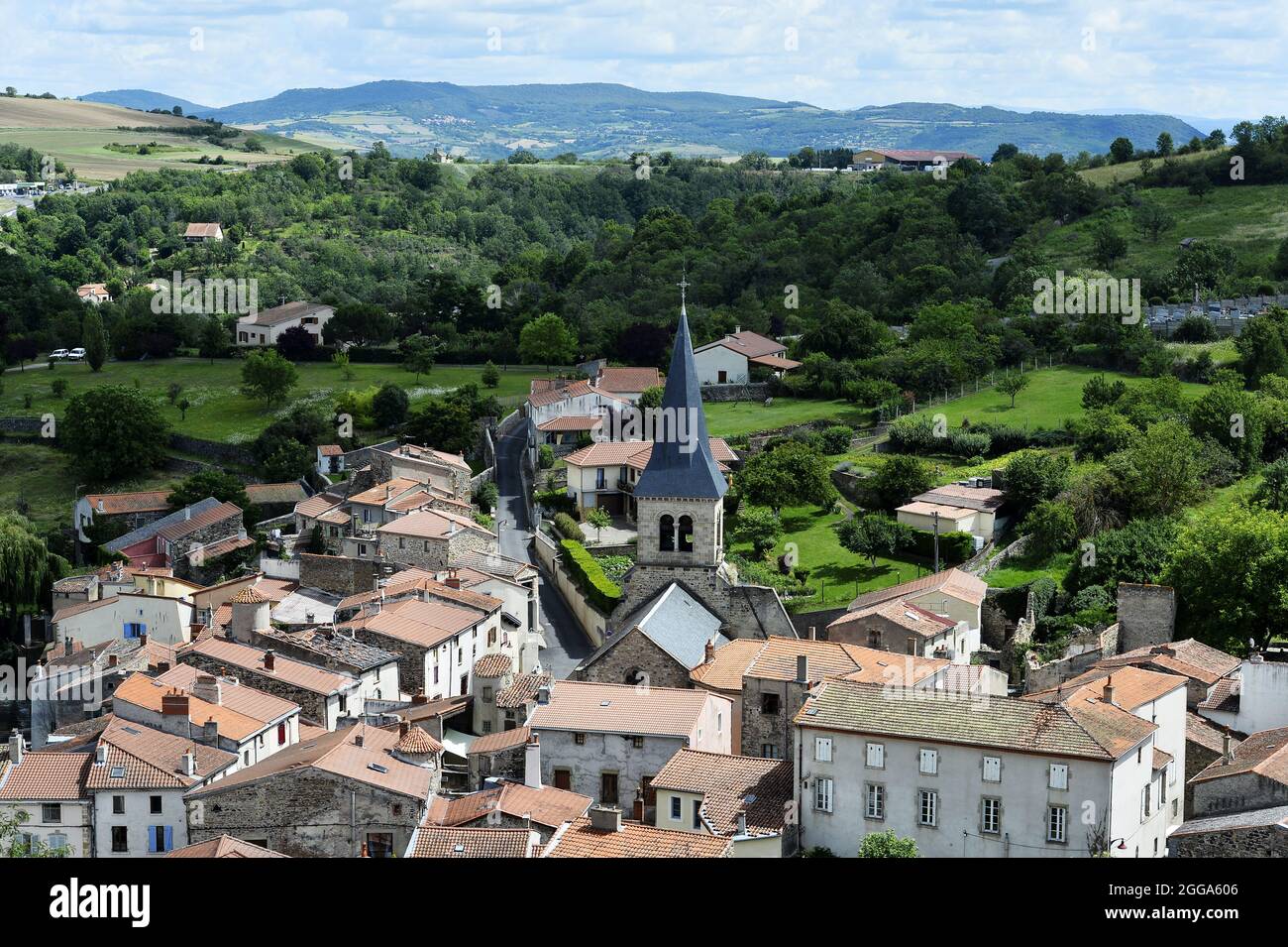 Champeix - Puy de Dôme - Auvergne - France Stock Photo - Alamy