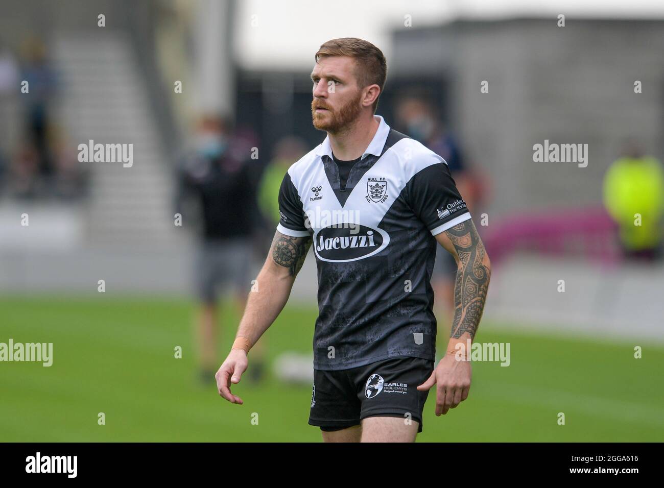 Marc Sneyd (7) of Hull FC during the warm up Stock Photo - Alamy