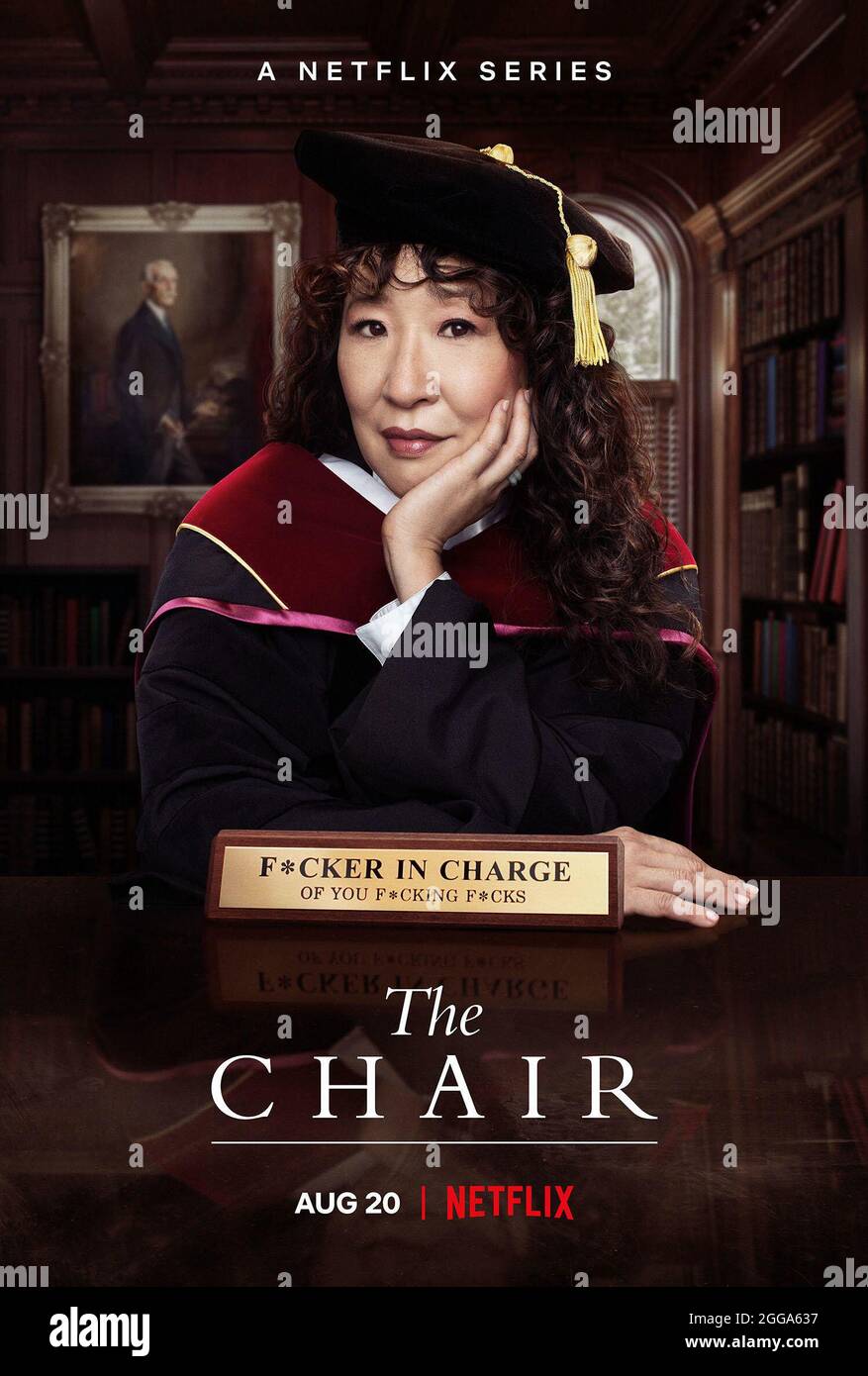 SANDRA OH in THE CHAIR (2021), directed by DANIEL GRAY LONGINO. Credit: NETFLIX / Album Stock ...