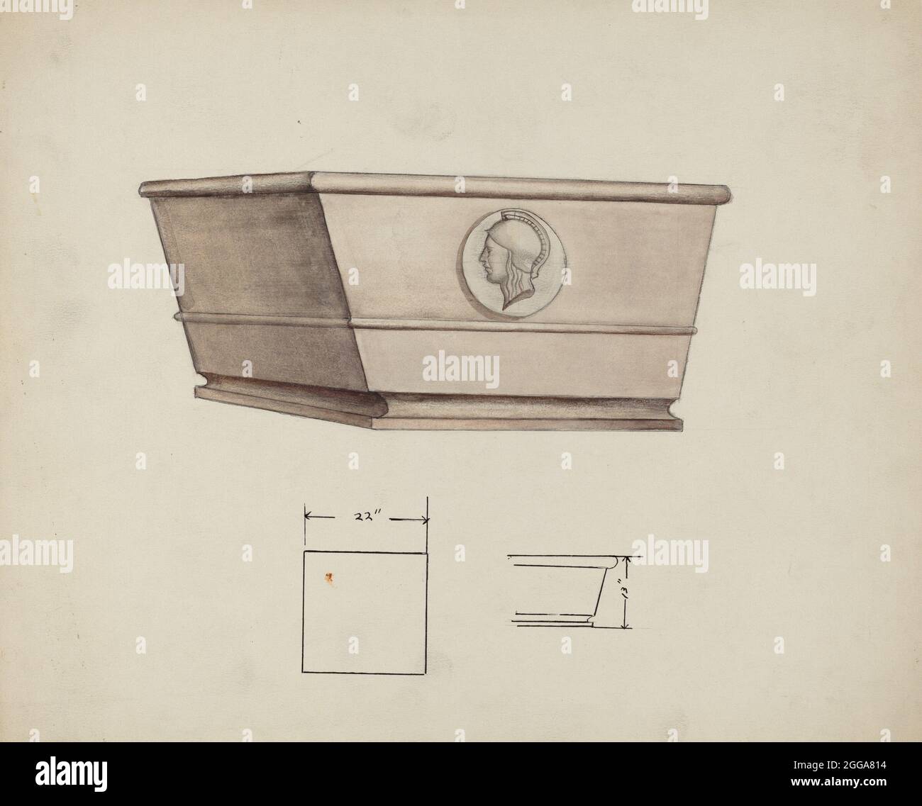 Urn Design, c. 1940 Stock Photo - Alamy