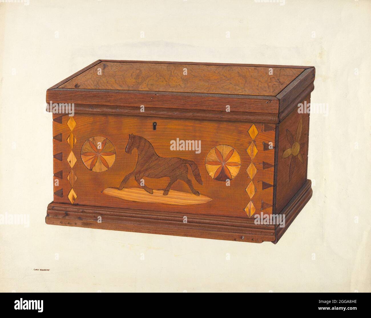 Strong Box, c. 1940 Stock Photo - Alamy