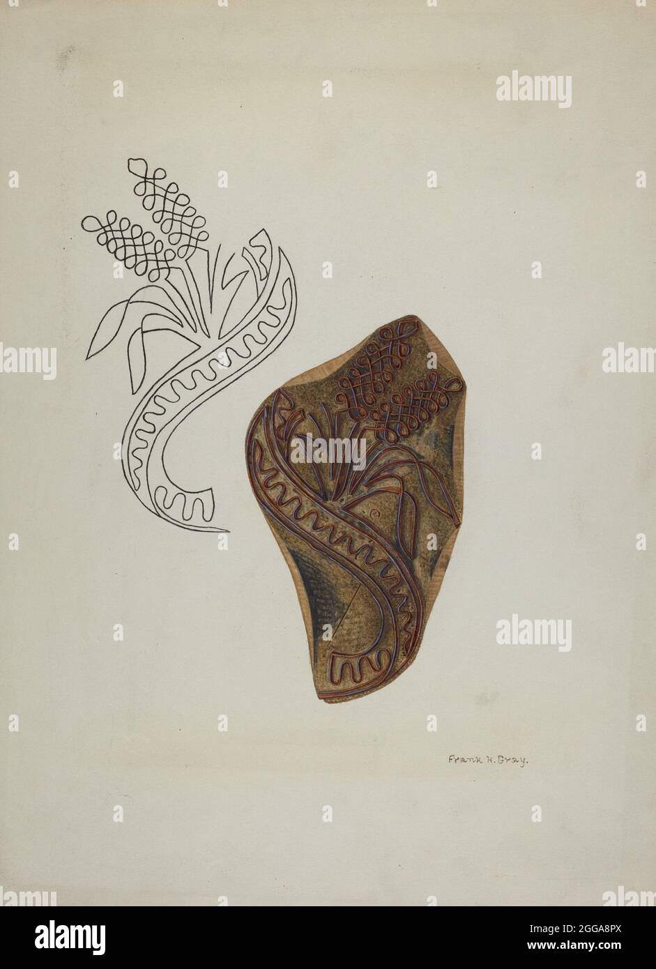 Calico Printing Blocks C 1940 Stock Photo Alamy calico-printing-blocks-c-1940-stock-photo-alamy