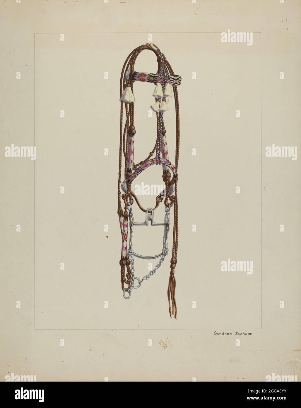 Horse Hair Bridle, c. 1937 Stock Photo - Alamy
