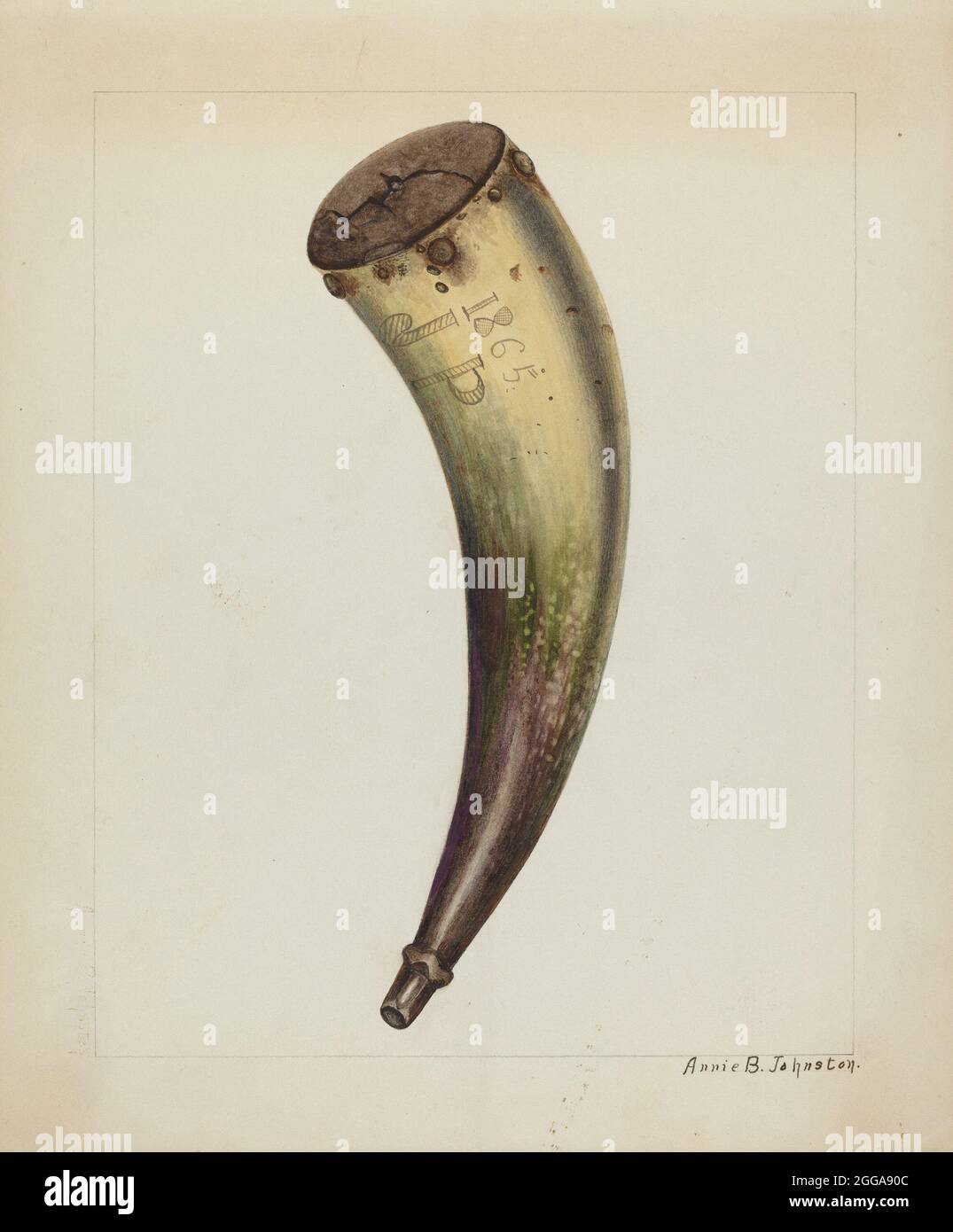 Powder Horn, c. 1938 Stock Photo - Alamy