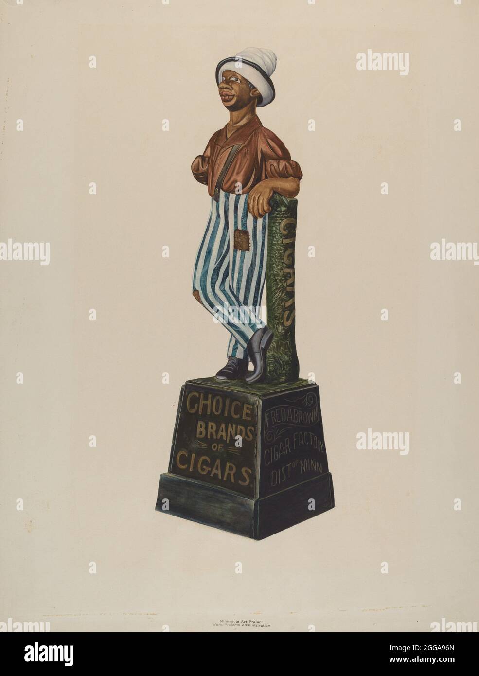 Cigar Store Figure, 1935/1942 Stock Photo - Alamy