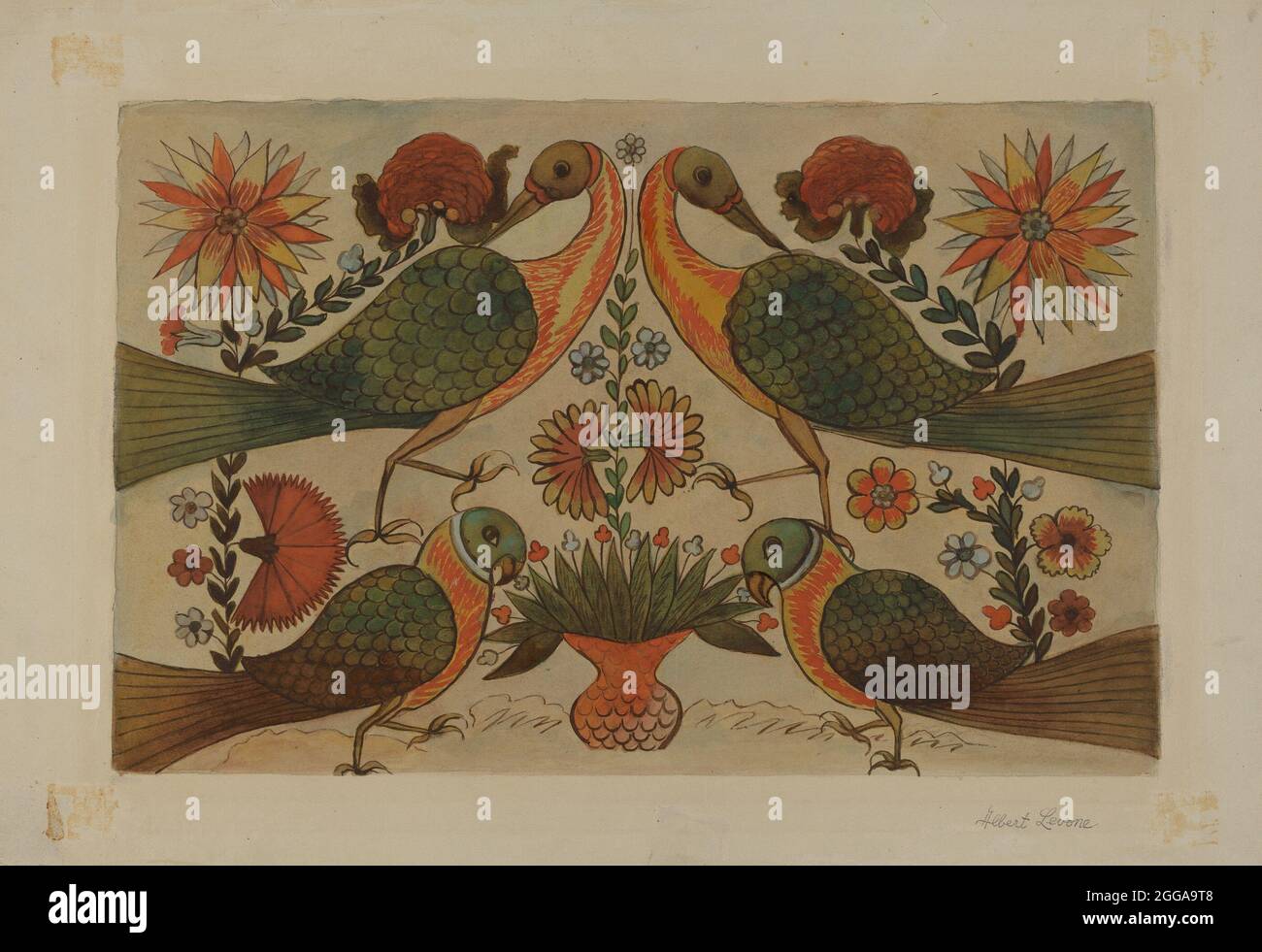 Watercolor Design, c. 1937 Stock Photo - Alamy