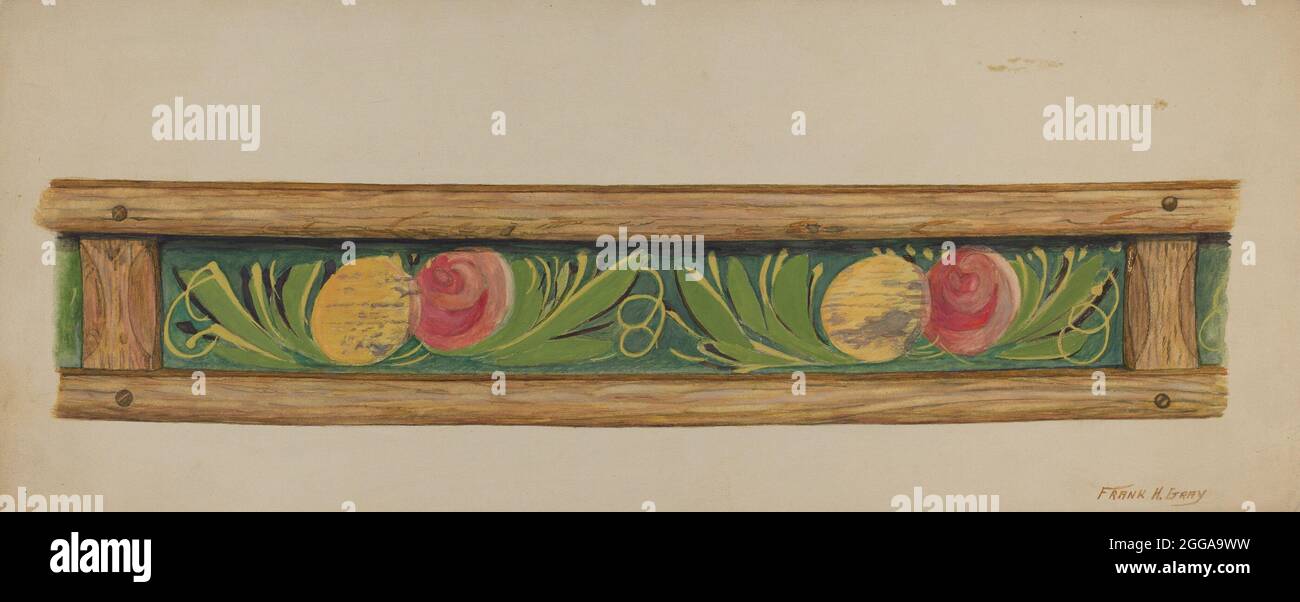 Painted Panel, c. 1938 Stock Photo - Alamy