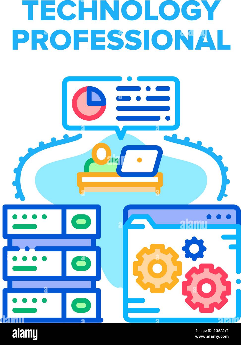Technology Professional Tool Vector Concept Color Stock Vector Image ...