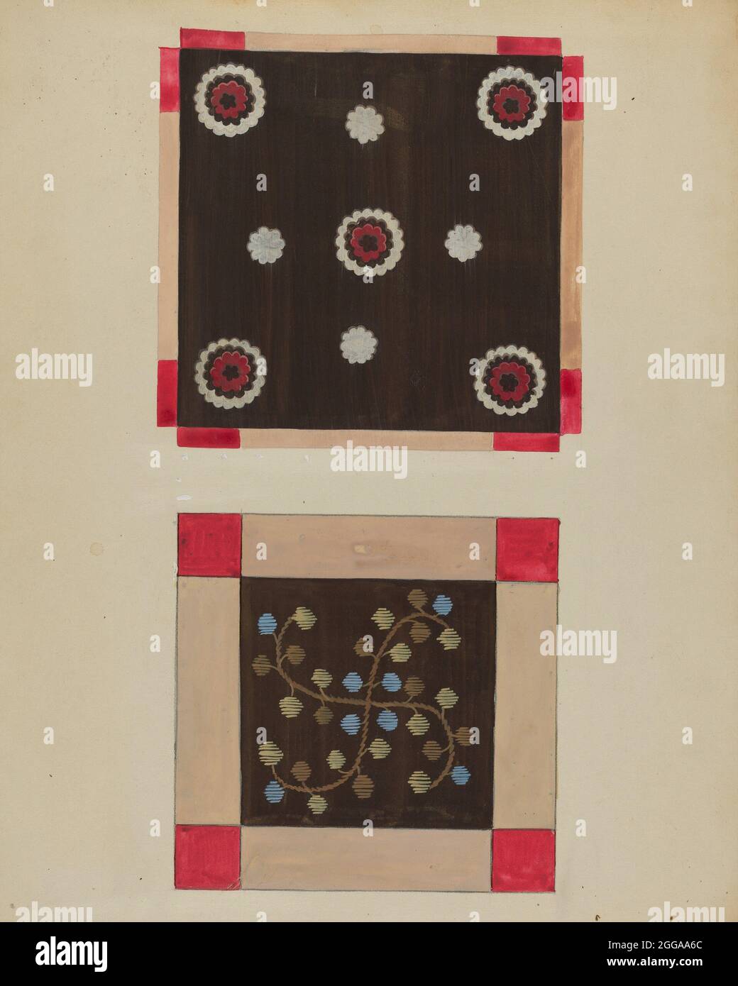 Button Rug, c. 1936 Stock Photo - Alamy