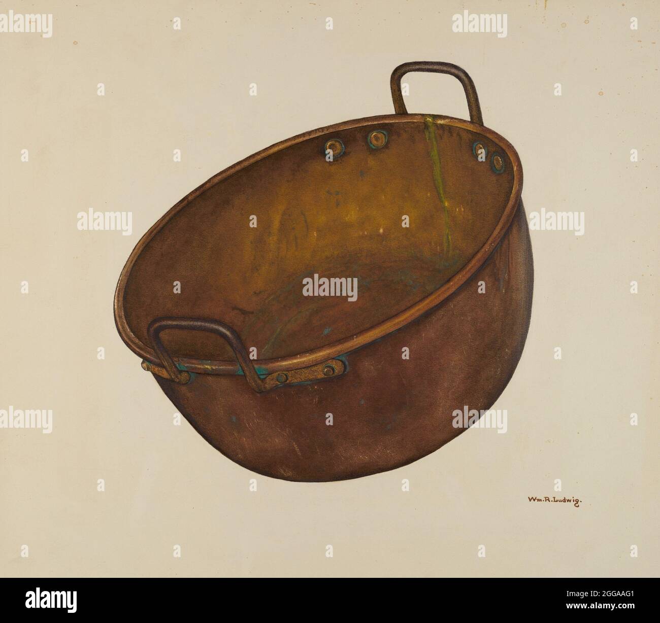 Copper Candy Vessel, c. 1939 Stock Photo - Alamy