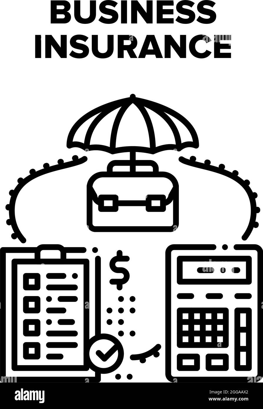 Business Insurance Vector Concept Illustration Stock Vector Image & Art ...