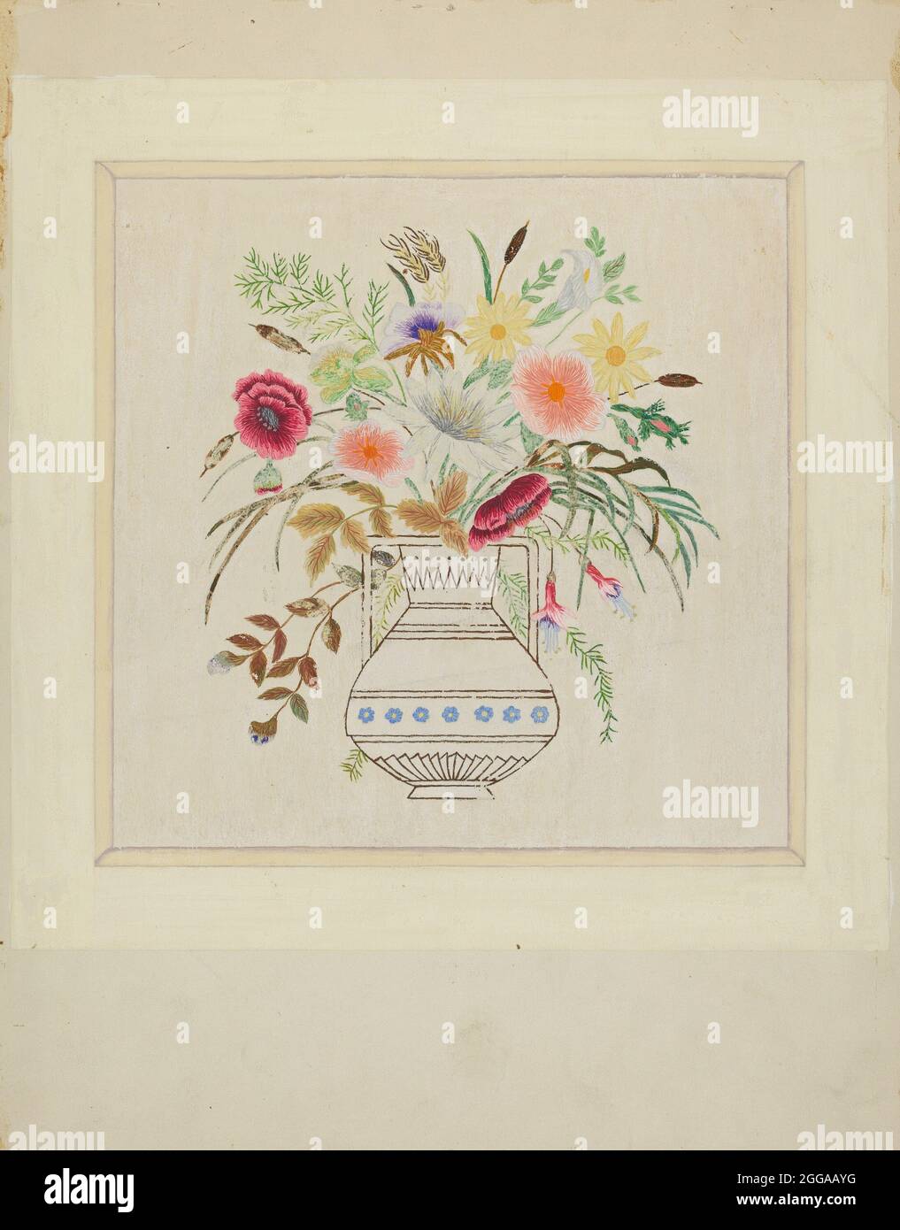 Embroidered Picture, c. 1936 Stock Photo - Alamy