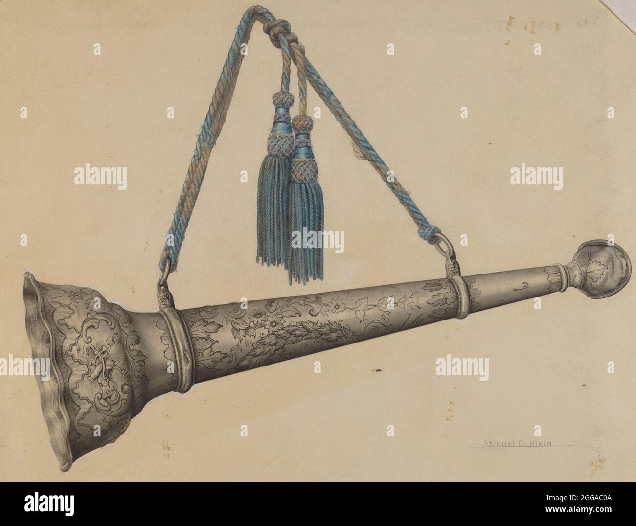 Speaking Trumpet, c. 1938 Stock Photo - Alamy