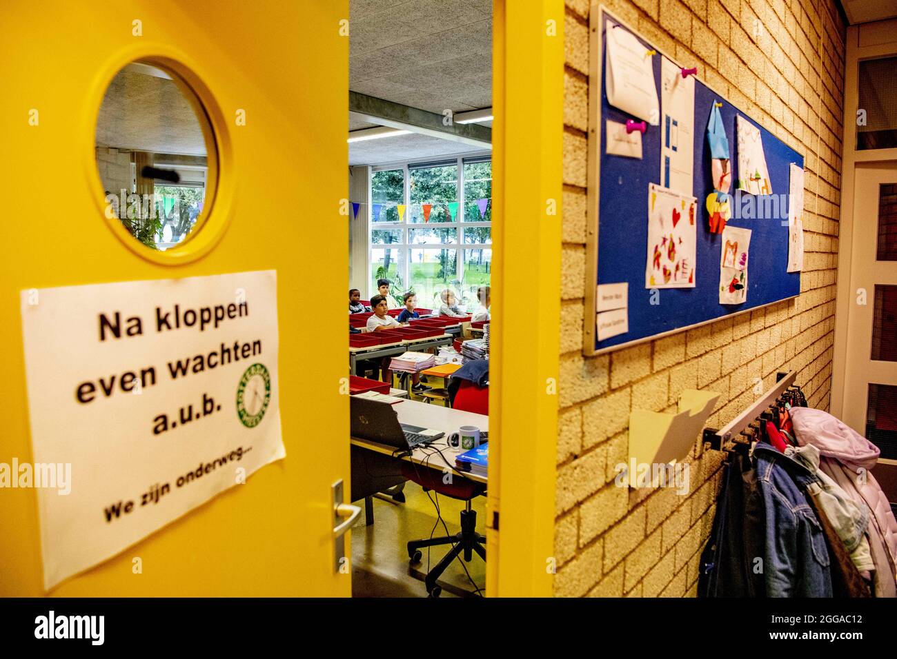 Dutch children back to school, after the summer holidays, in Rotterdam ...