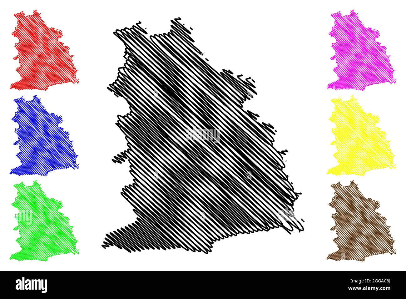 Miesbach district (Federal Republic of Germany, rural district Upper ...