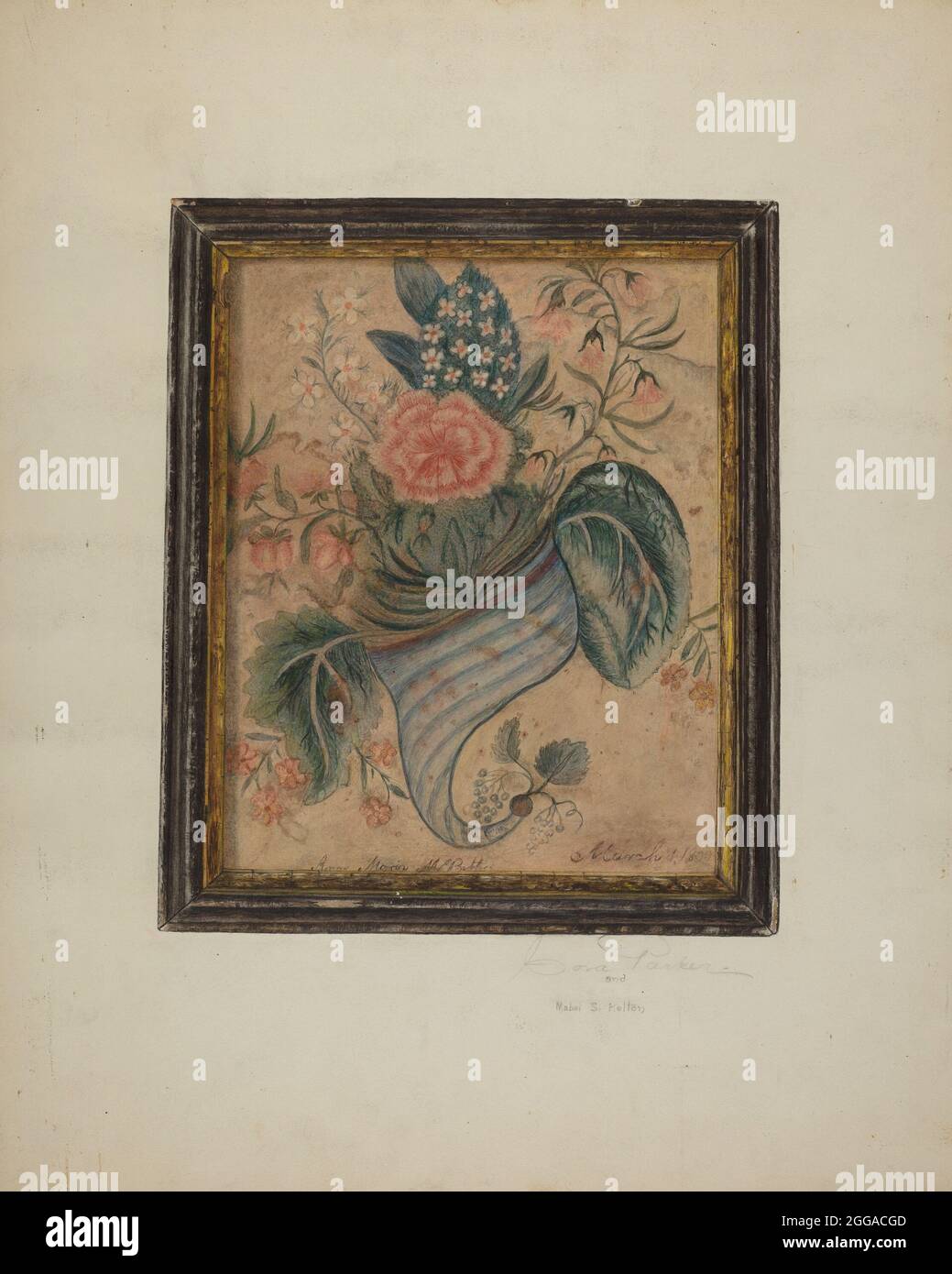 Watercolor Painting, c. 1939 Stock Photo - Alamy