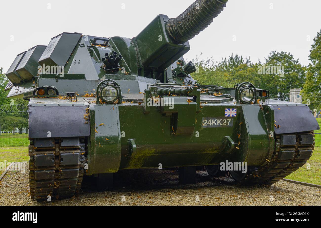 british army military AS-90 (Gun Equipment 155mm L131) armoured self ...