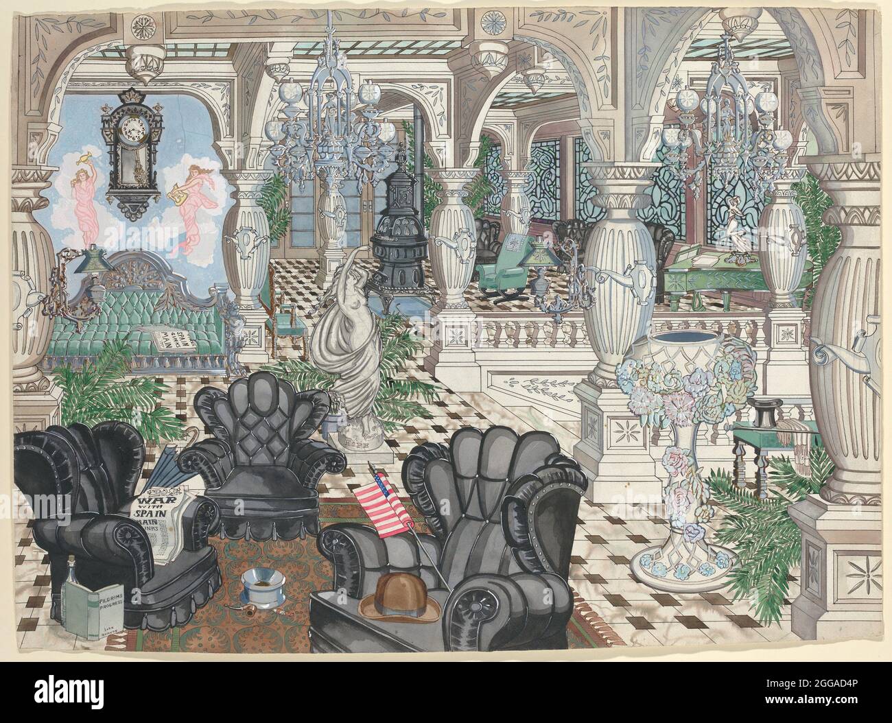 Mens club 19th century hi-res stock photography and images - Alamy