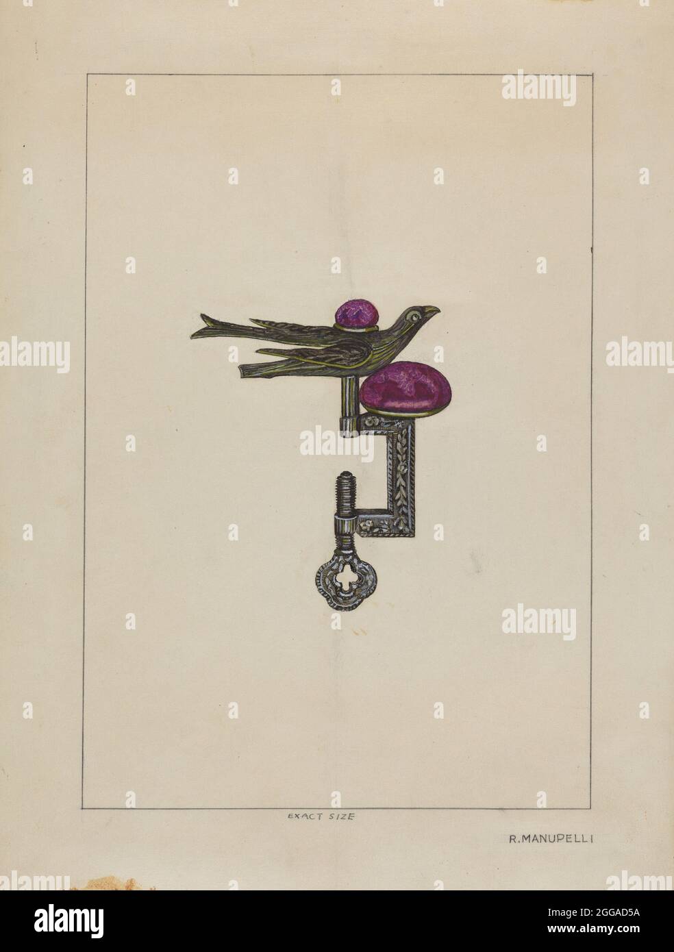 Pincushion and Thread Holder, c. 1936 Stock Photo - Alamy