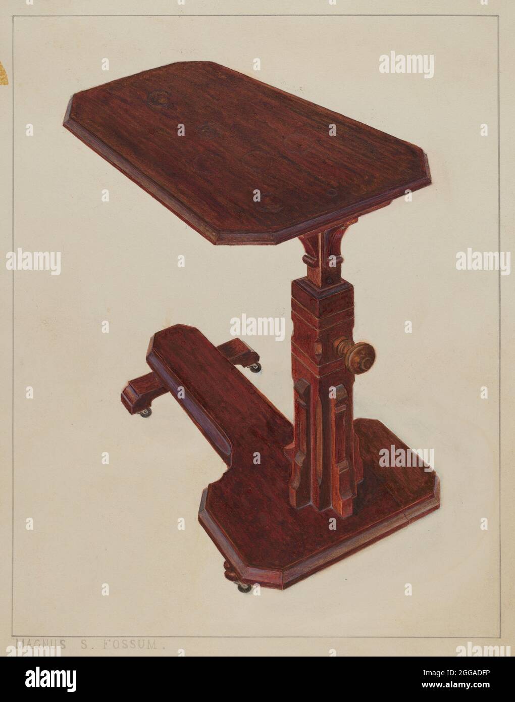 Invalid Bedside Table, c. 1936 Stock Photo - Alamy