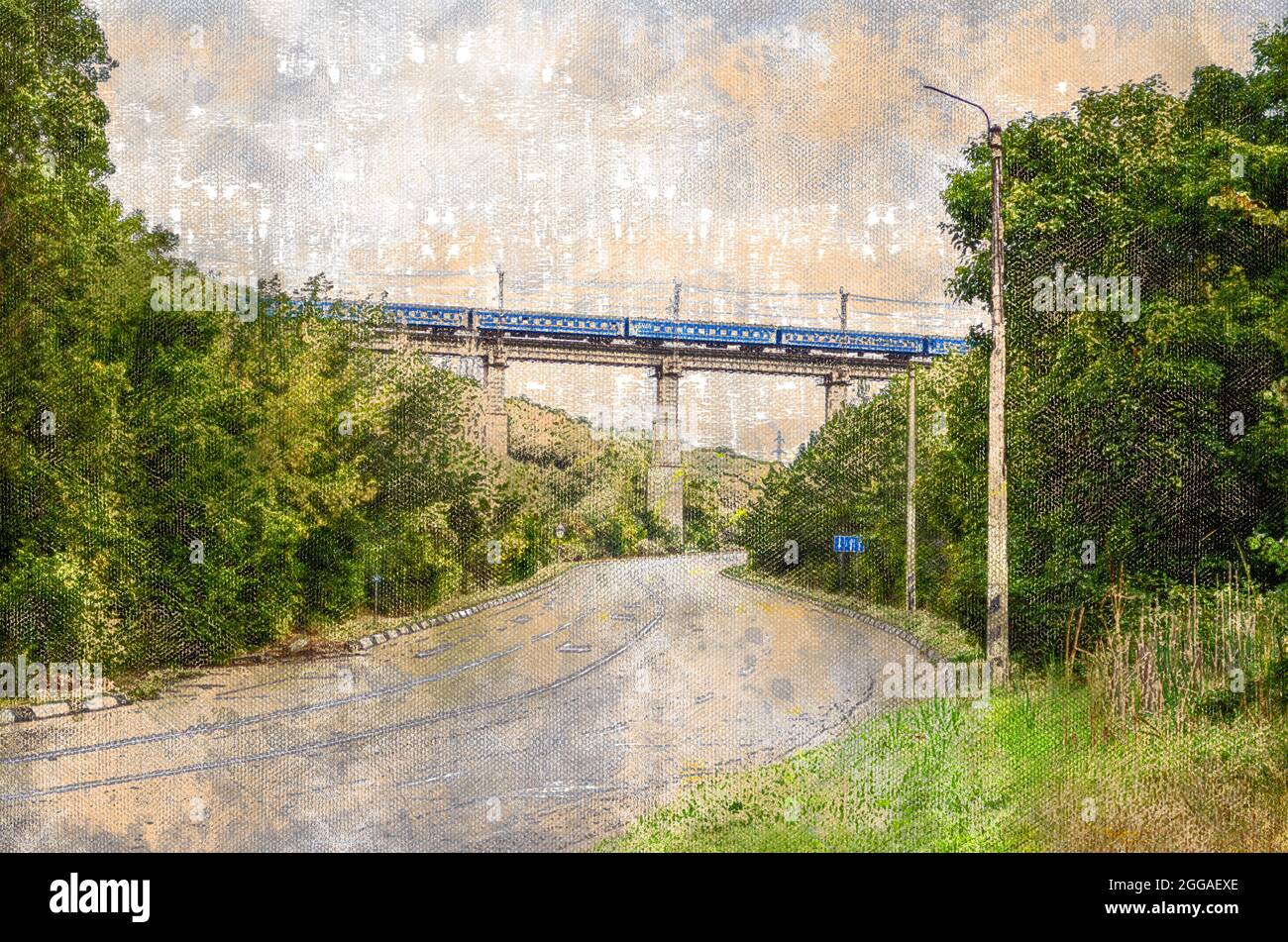 Two point perspective drawing hi-res stock photography and images - Alamy