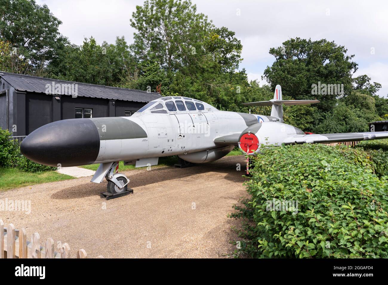 The last plane to fly out of Defford Airfield was the Gloster Meteor NF ...
