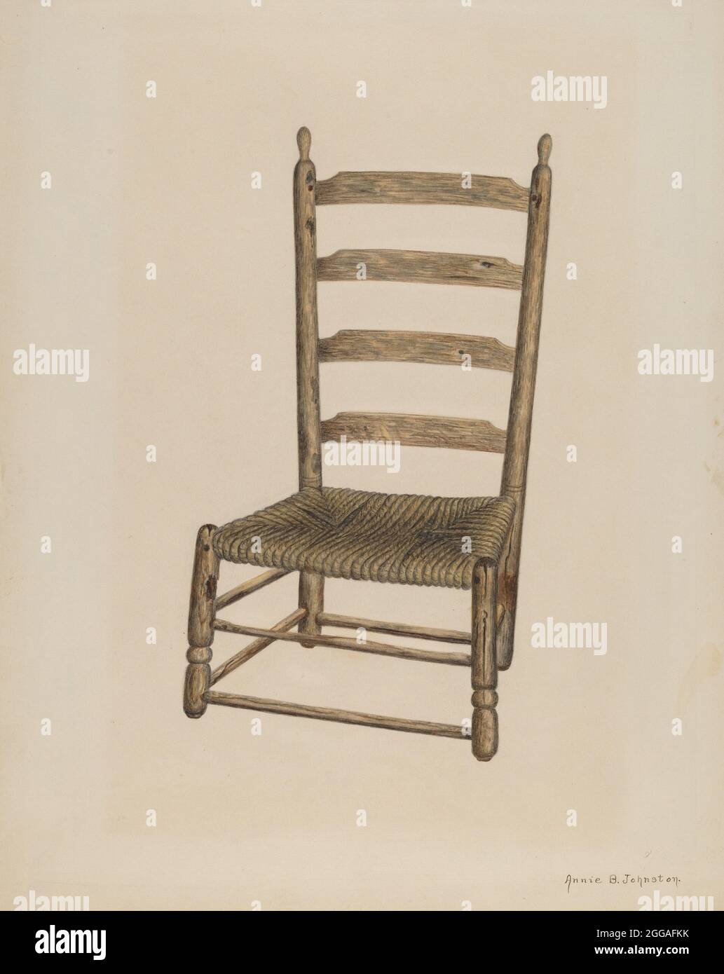 Ladder back chair hi-res stock photography and images - Alamy