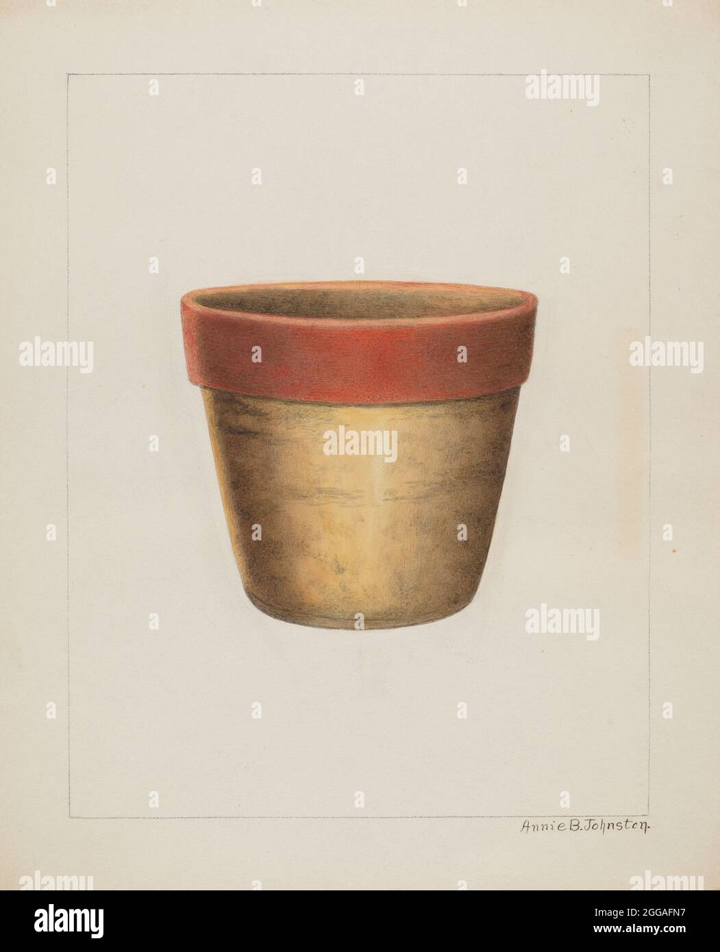 Pottery Flower Pot, 1937/1938 Stock Photo - Alamy