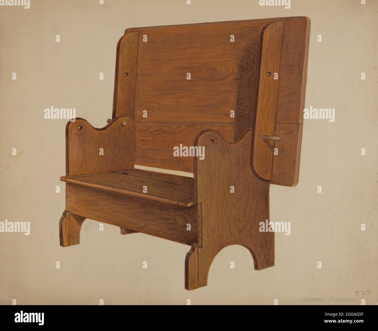 Furniture bench settle hi-res stock photography and images - Alamy