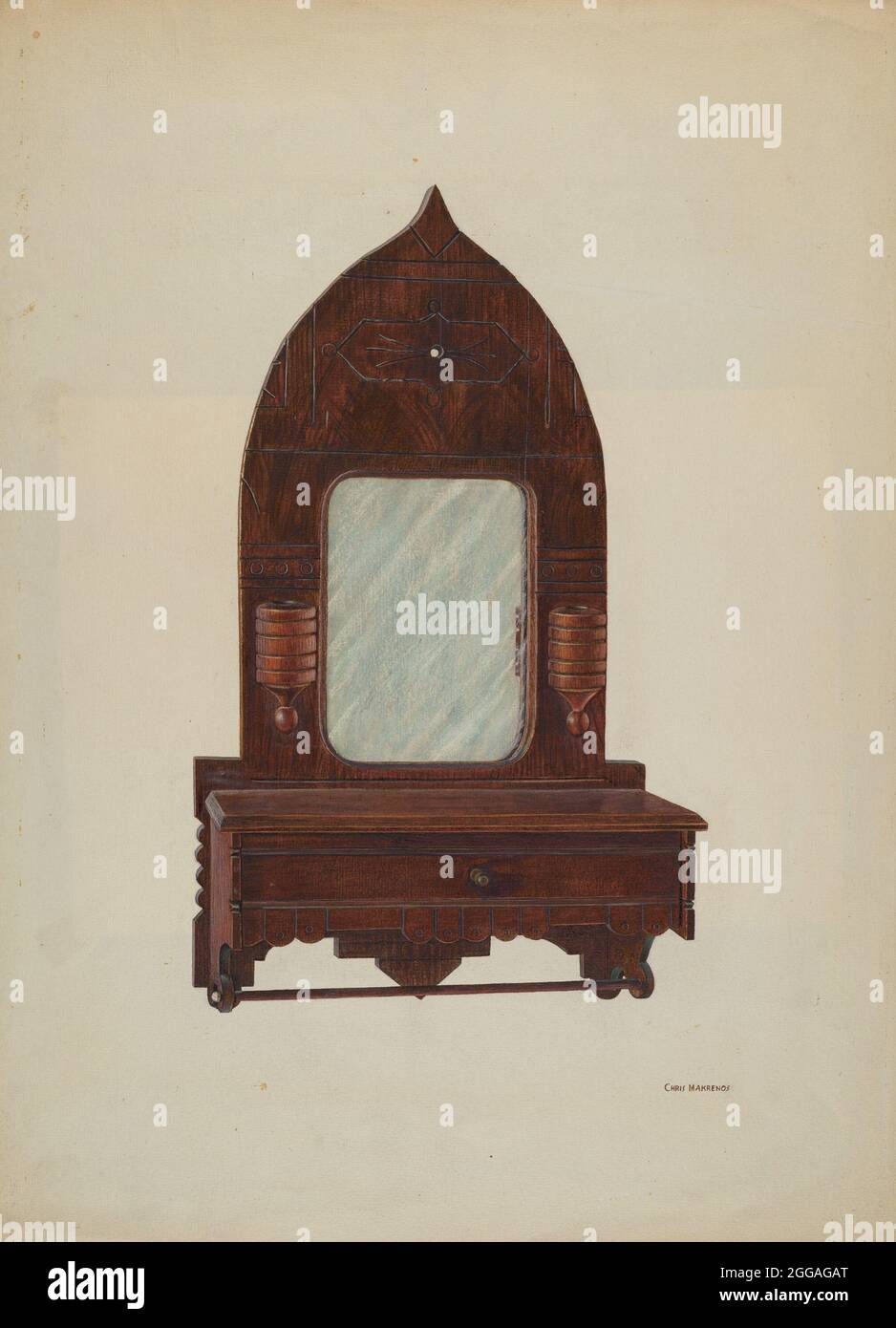 Comb Box, c. 1940 Stock Photo - Alamy