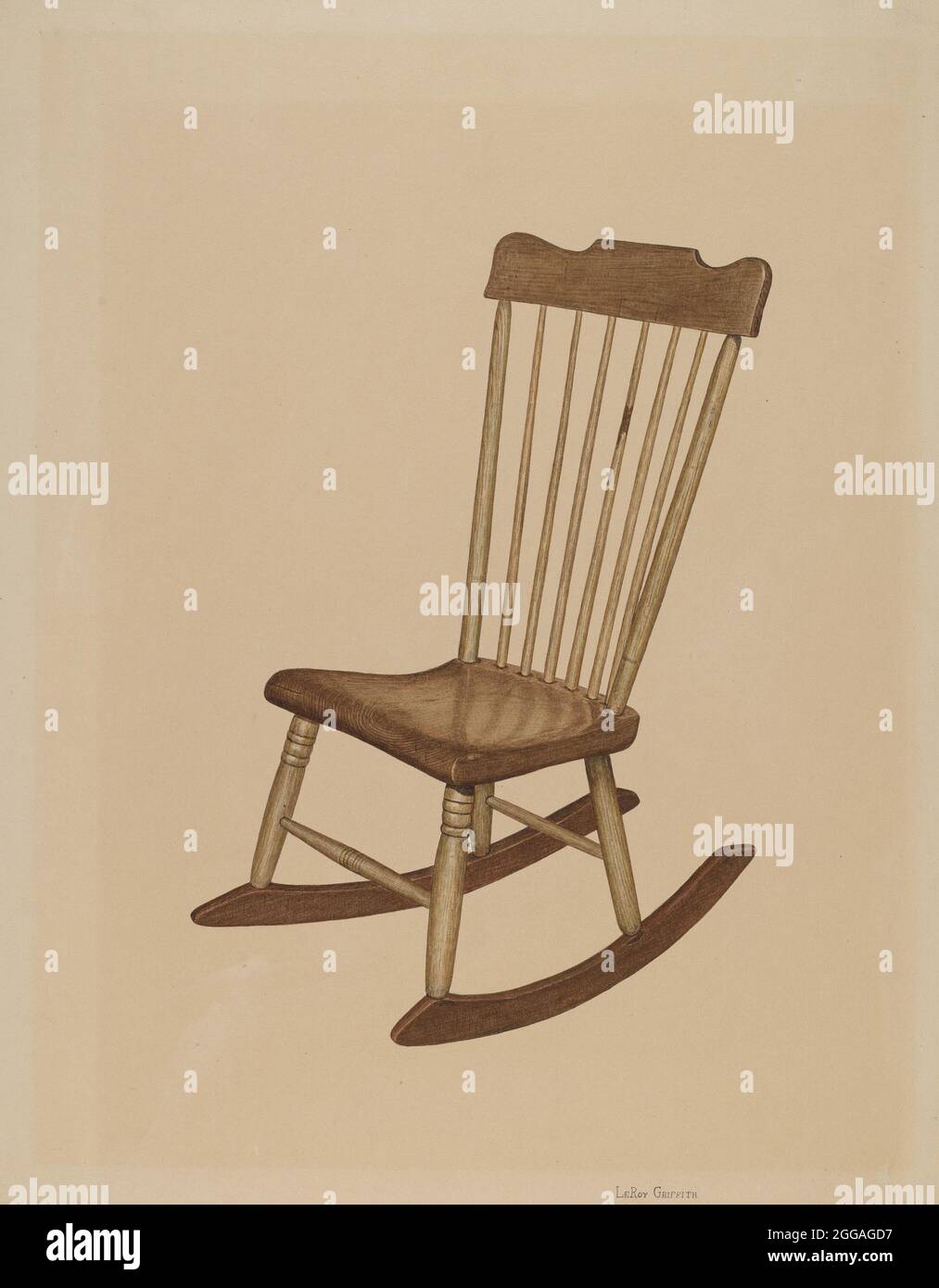Rocking Chair, 1940 Stock Photo - Alamy