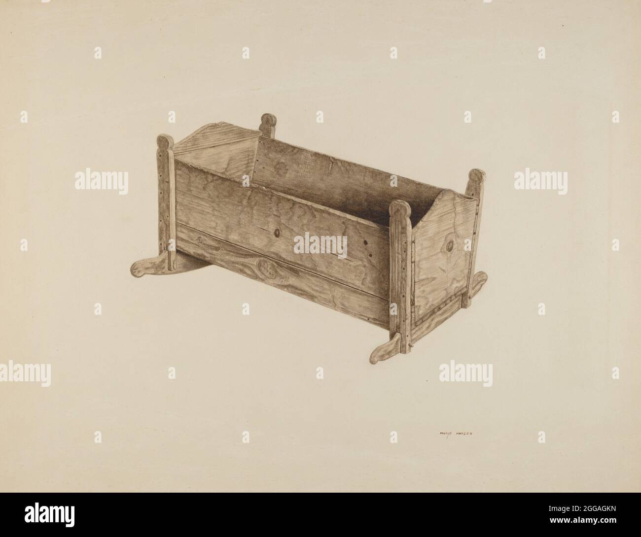 Baby cradle 1930s hi-res stock photography and images - Alamy