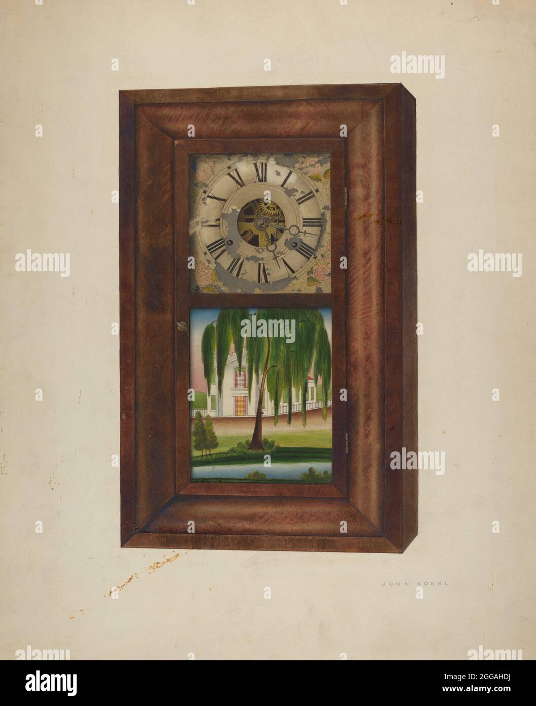 American clock painted hi-res stock photography and images - Alamy