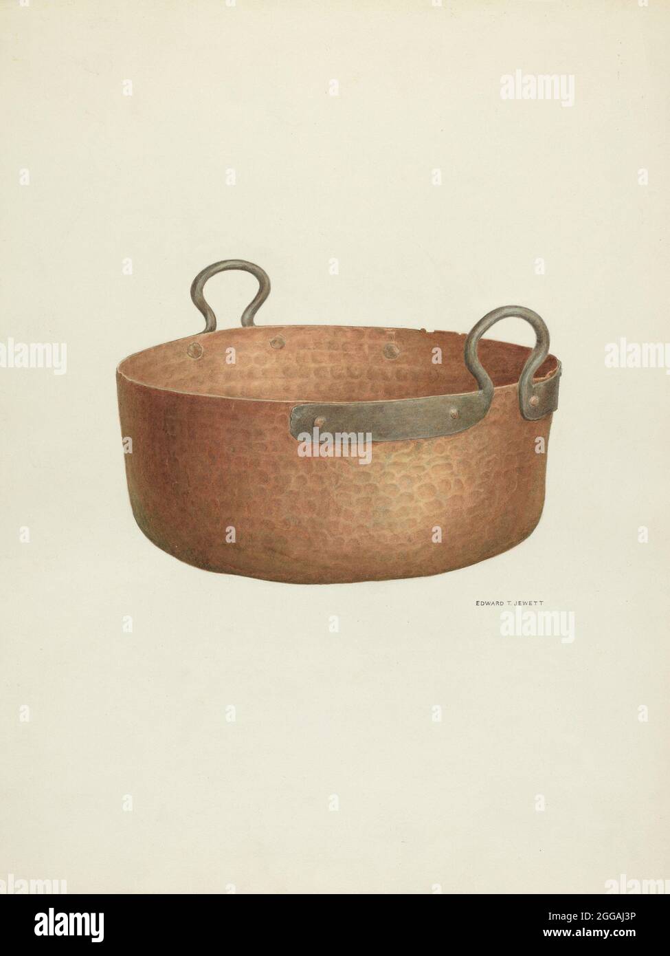 Copper Vat, c. 1940 Stock Photo - Alamy