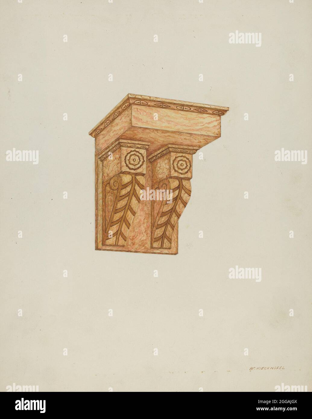 Architectural drawing detail brackets hi-res stock photography and ...