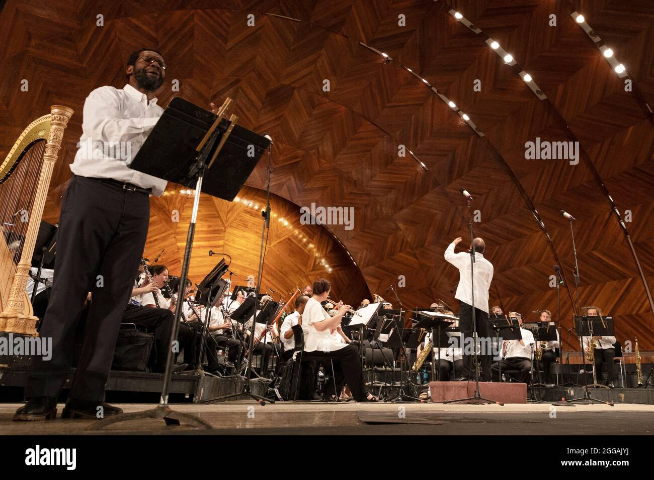 Boston Landmarks Orchestra Hatch Shell Esplanade Boston Massachusetts ...