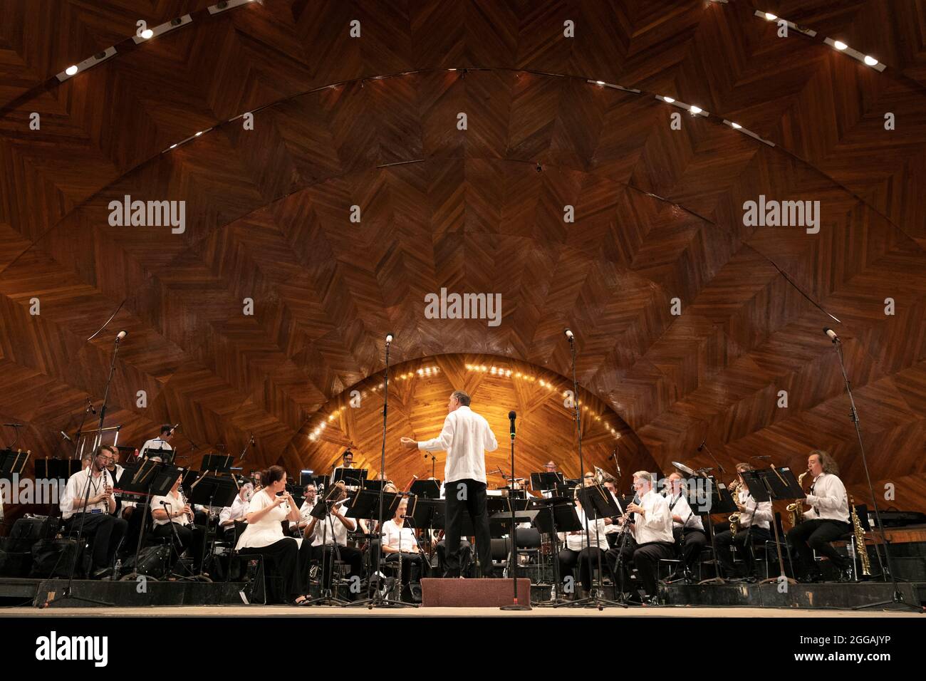 Boston Landmarks Orchestra Hatch Shell Esplanade Boston Massachusetts ...