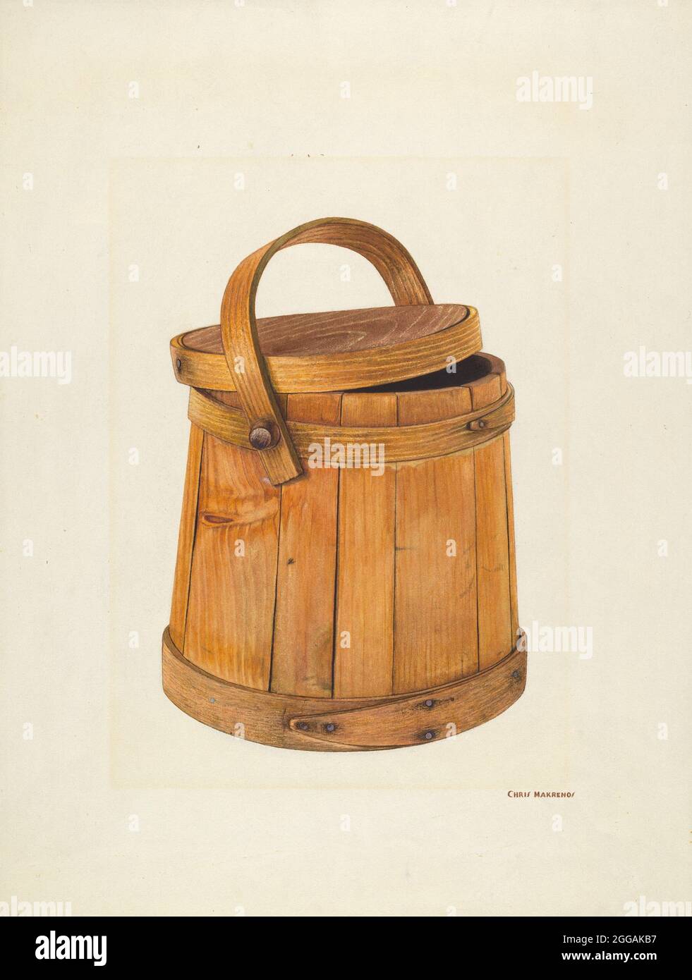 Wood ink bucket hi-res stock photography and images - Alamy