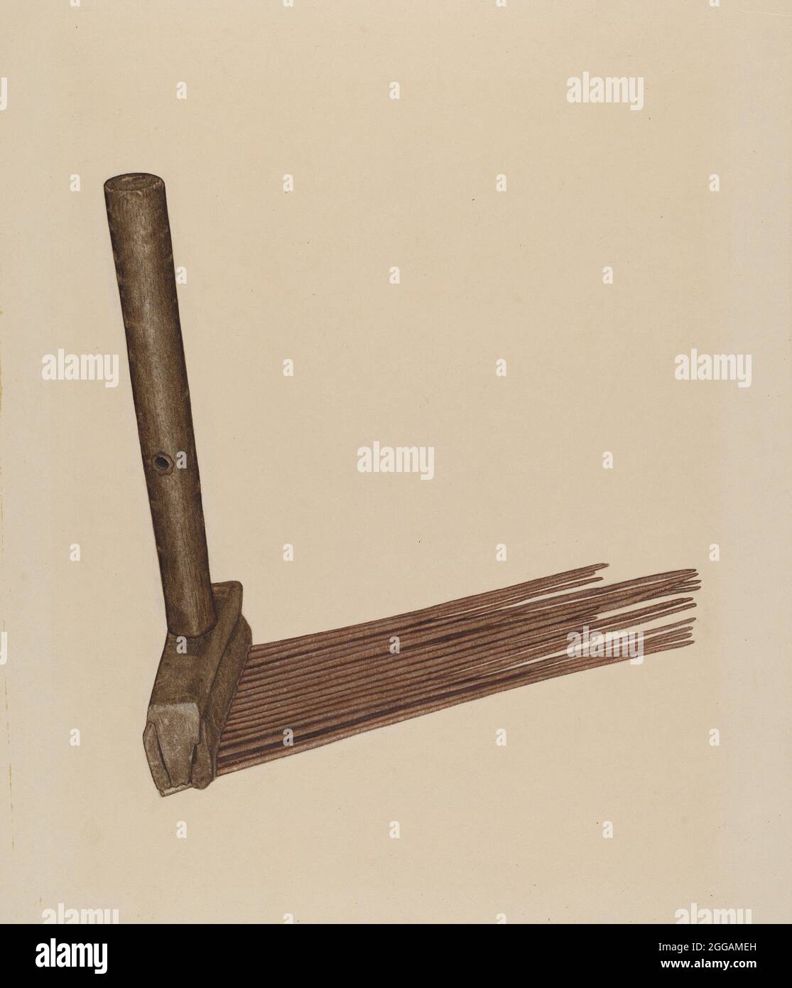 Hatchel (Flax Comb), c. 1939 Stock Photo - Alamy
