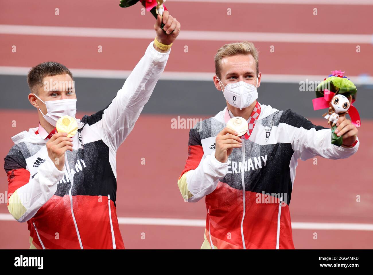 Tokyo, Japan. 30th Aug, 2021. (L-R) Felix Streng, Johannes Floors (GER ...